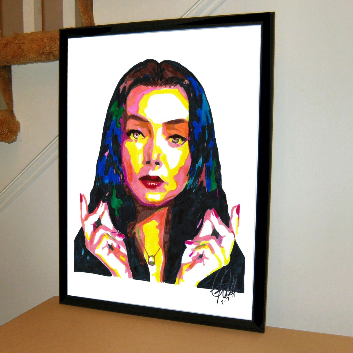 Morticia Addams Carolyn Jones Art