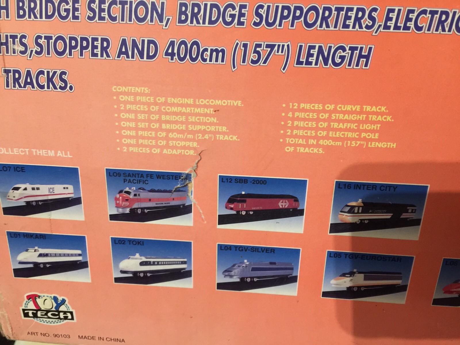 Tech Electric Train With Bridgetown - TGV | eBay