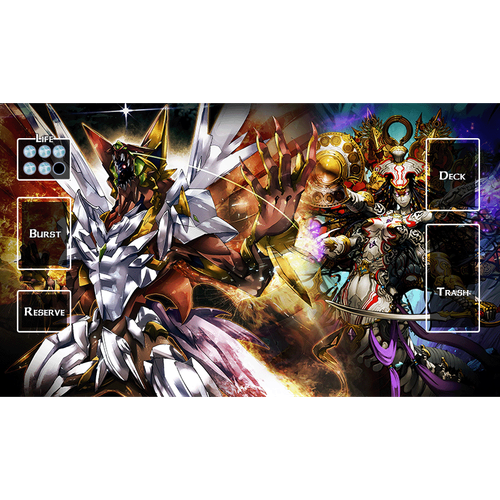 Battle Spirits Saga TCG Siegwurm and Meduke Playmat With Zones | eBay