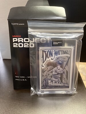 2020 Topps PROJECT 2020 #95~DON MATTINGLY RC by Mister Cartoon~w/box ...