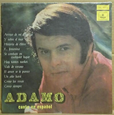 SALVATORE ADAMO Canta En Español Uruguay LP Sung In Spanish 1969 | eBay