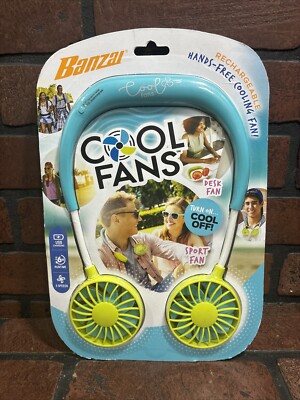 Banzai Wearable Green 3-Speed Neck Fan | eBay