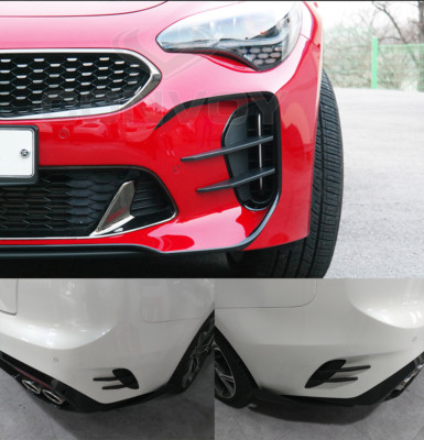 Front & Rear Bumper Devil`s Clow Canard Fog Lamp Cover For 2018~2023 ...