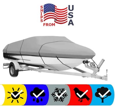 DURABLE BOAT COVER FOR BAYLINER CAPRI 2050 BOWRIDER 1993 MOORING | eBay