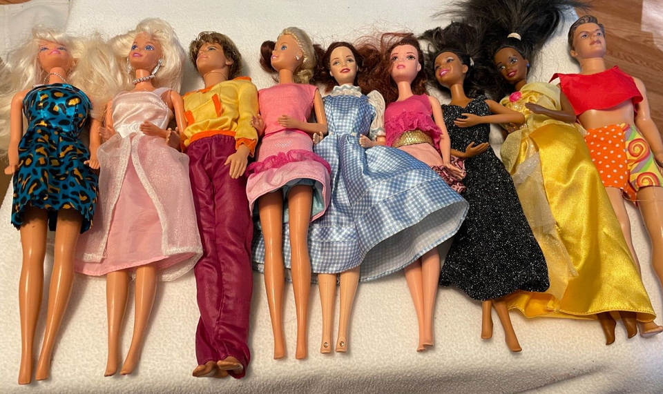 Barbie, Ken & Friends Lot of 9 Fashion Dolls | eBay