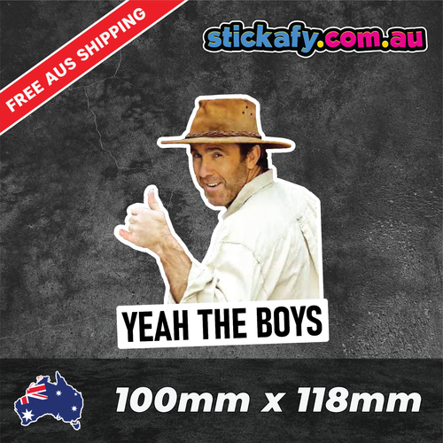 Russel Coight Yeah The Boys Sticker Funny Laptop Car Window Bumper 4x4 ...