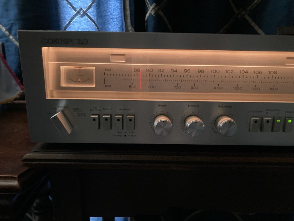Vintage Concept Stereo Receiver, WORKING | eBay