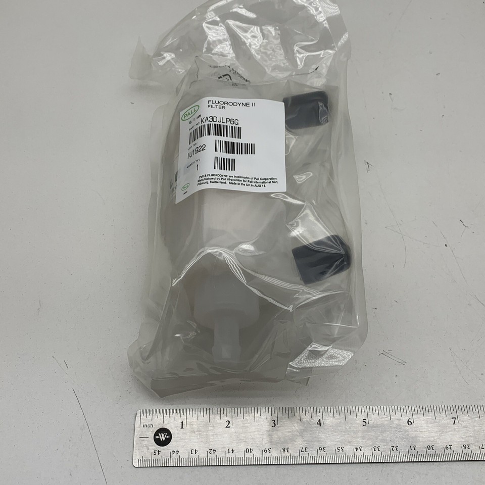 Pall KA3DJLP6G Fluorodyne II Membrane Filter Cartridge 0.1um, 1/2" Hose ...