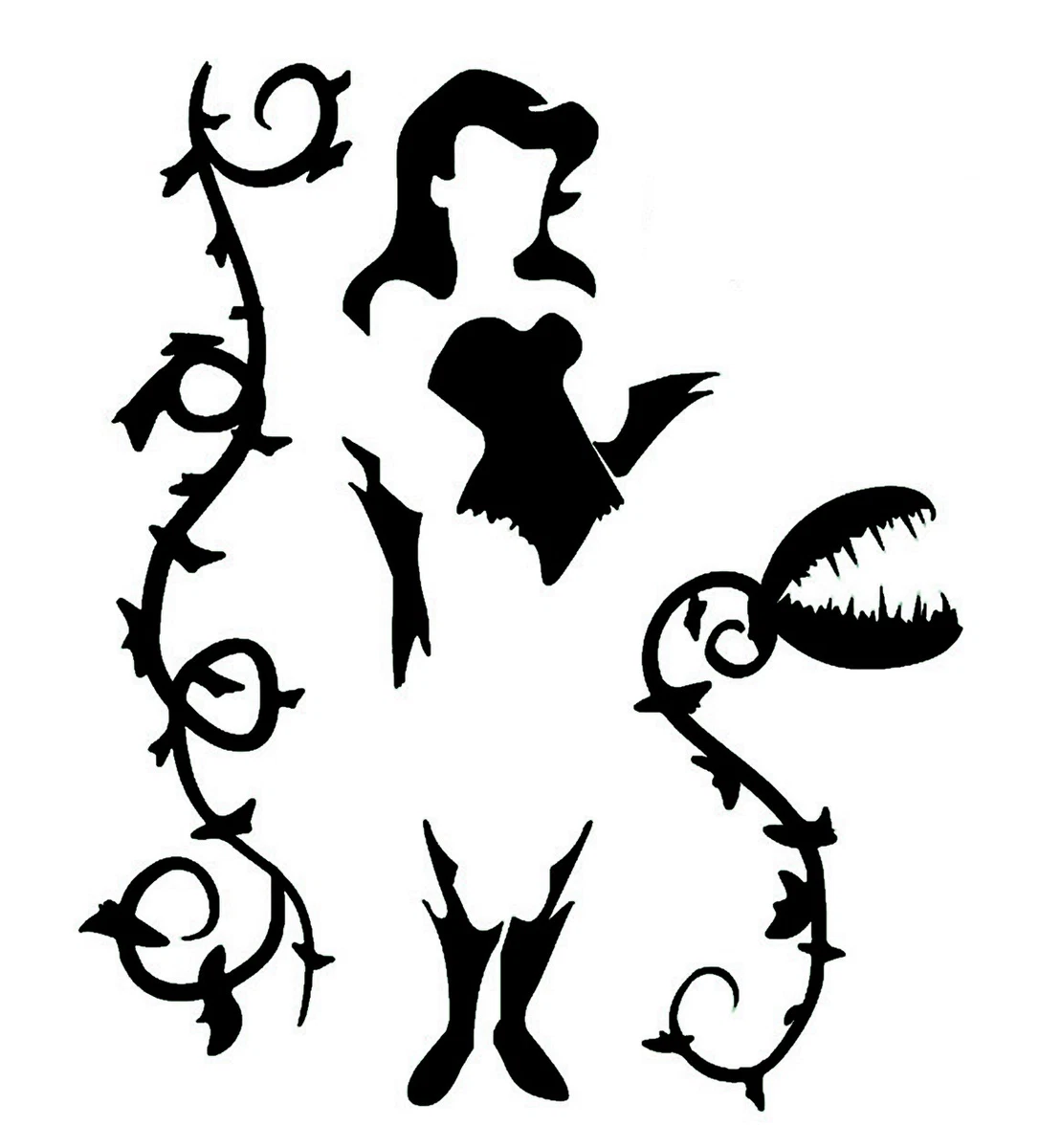 Poison Ivy Stencil