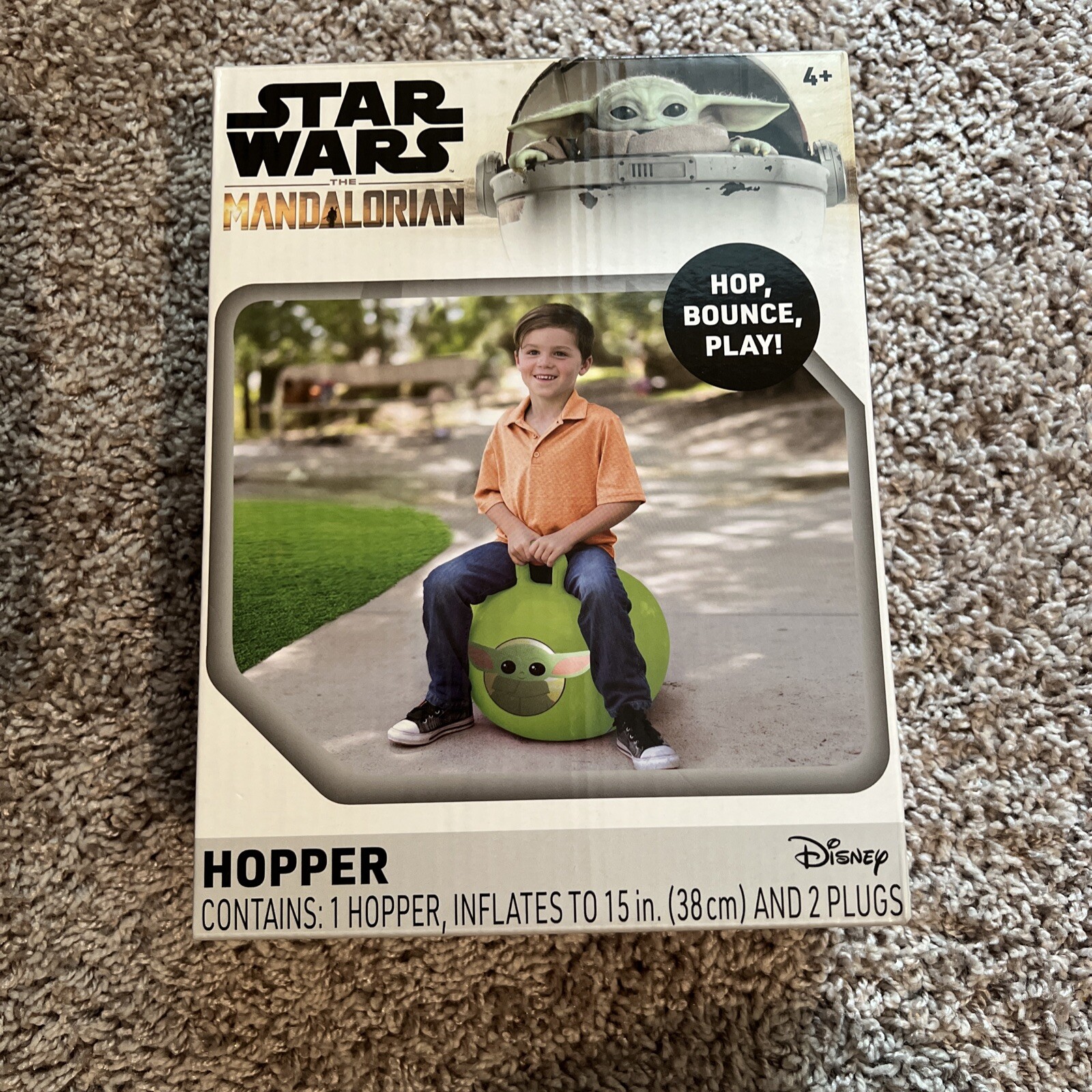 New Star Wars The Mandaloriam kids Green Hopper Bounce One Size. | eBay