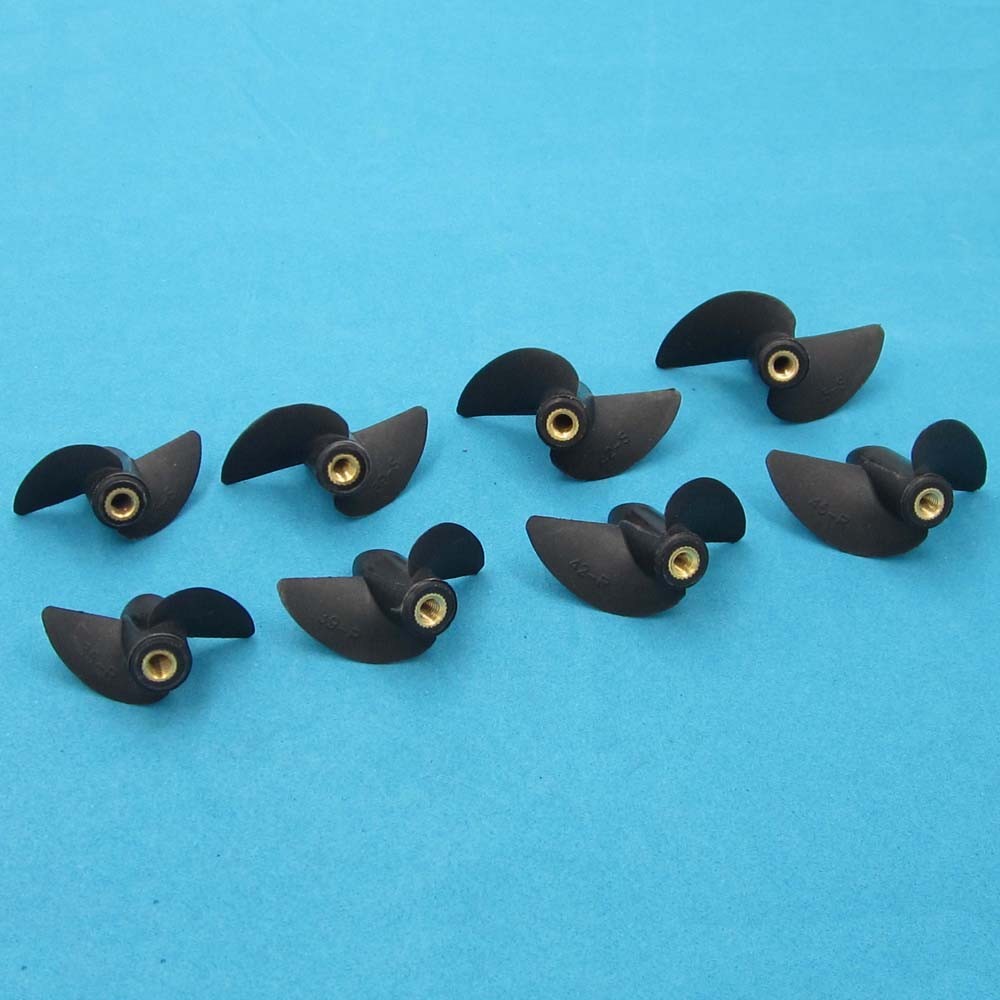 RC Boat MONO Marine Propeller 35mm 39mm 42mm 45mm 2-Blades M4 Thread ...