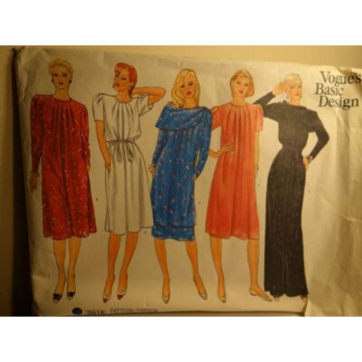 VOGUE Sewing Pattern 2918 Vogue Basic Design Misses Dress, Tunic, Skirt ...
