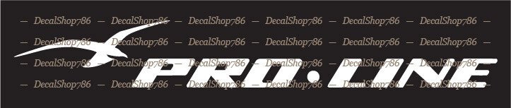 Pro Line Boats II -Outdoor Sports- Vinyl Die-Cut Peel N' Stick Decals ...