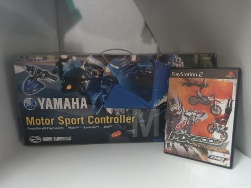 MX 2002 + NEW YAMAHA MOTOR SPORTS CONTROLLER FOR PS2 PLAYSTATION 2 #P45 ...