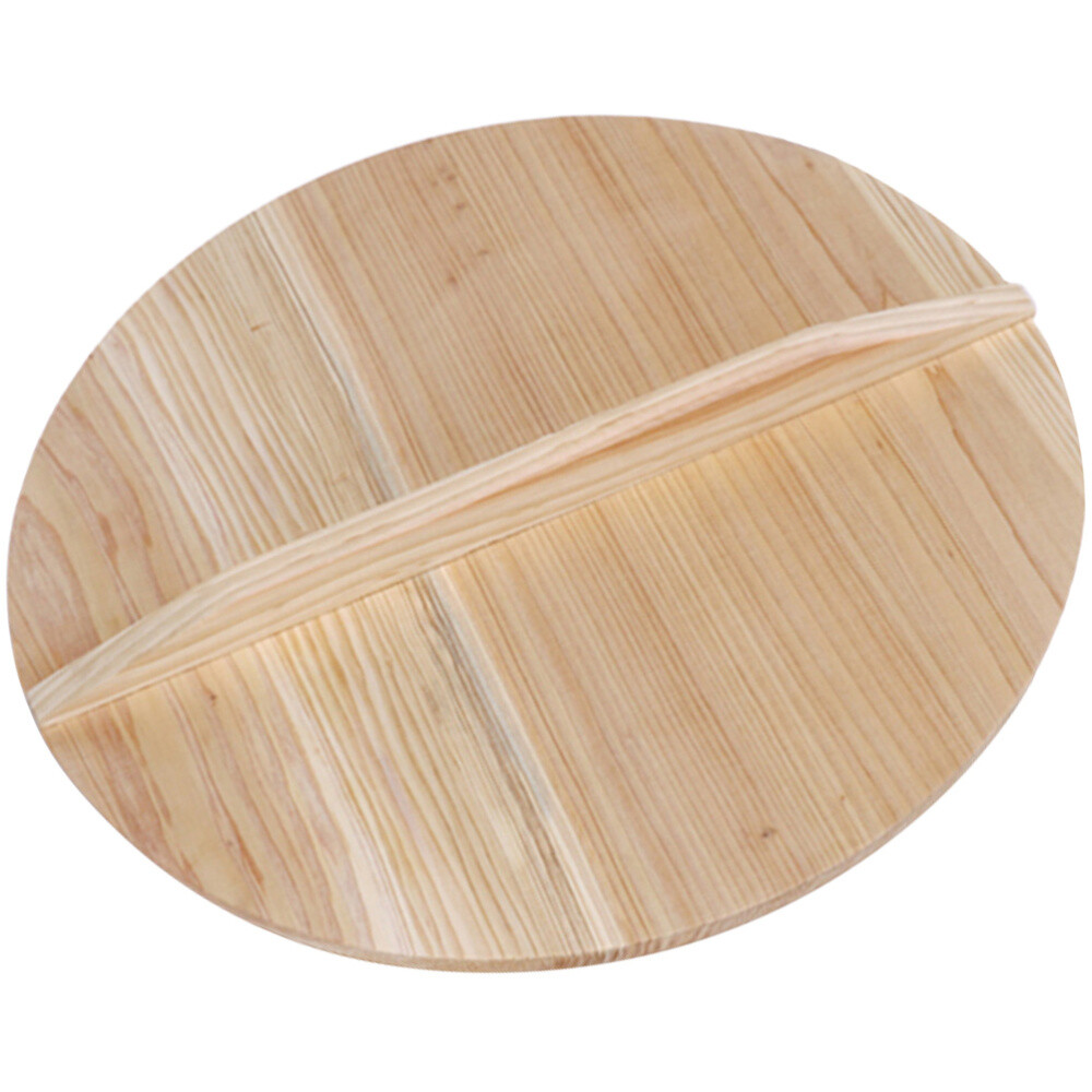 Wooden Frying Pan Cover Wok Accessories Wok Cover Pot Lid Pot Cover Wok ...