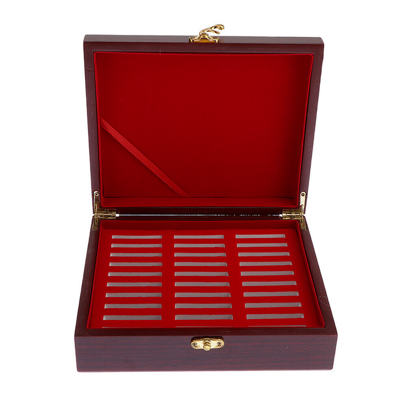 Commemorative Coin Storage Box Display Box Wooden Storage Box | eBay