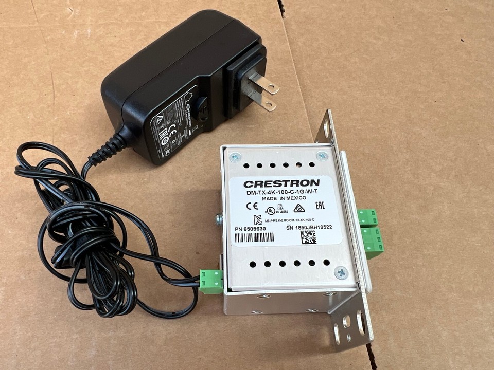Crestron DM-TX-4K-100-C-1G-W-T + Power Supply | eBay