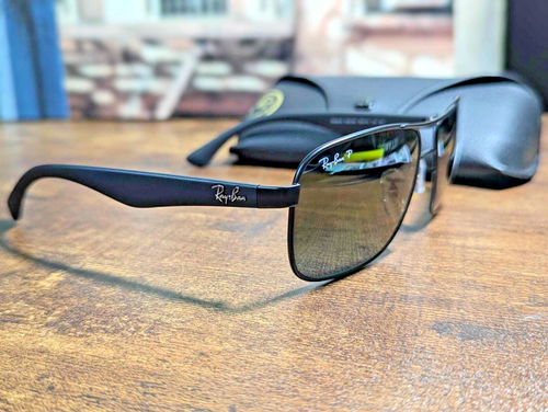 🔥 Ray Ban RB3516 006/9A 59mm Matte Black POLARIZED Sunglasses Unisex ...