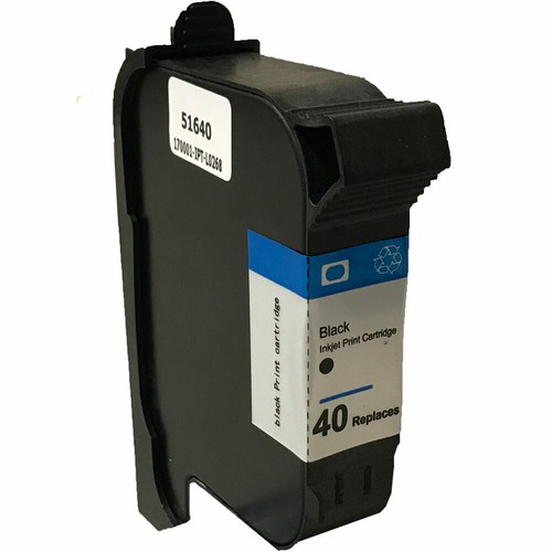 HP 40 Black Ink Cartridge For 1200 430 450c 455ca 488c HP 51640A | eBay
