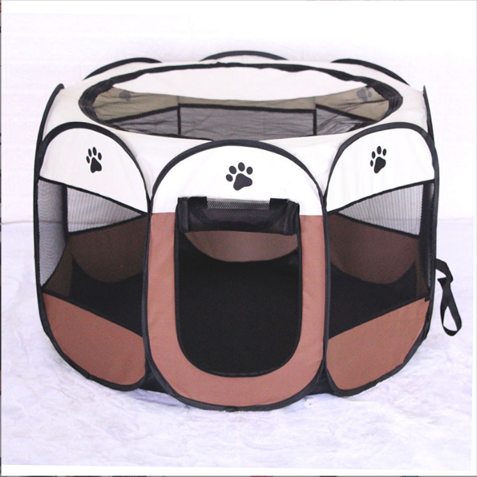 US Outdoor Folding Small Animal House Pet Octagon Cage Cat Dog Tent ...