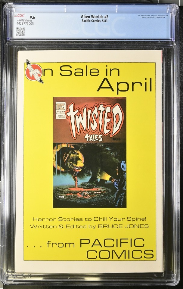 Alien Worlds 2 CGC 9.6 Dave Stevens Cover & Interior Pacific Comics ...