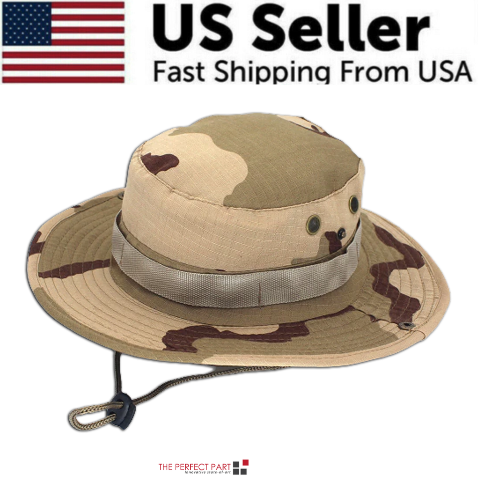 Wide Brim Sun Hat UV Protection Bucket Cap For Hiking Camping Fishing ...