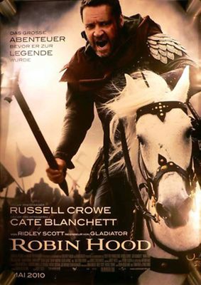 Robin Hood - Russell Crow - Filmplakat A0 gerollt (1) | eBay UK