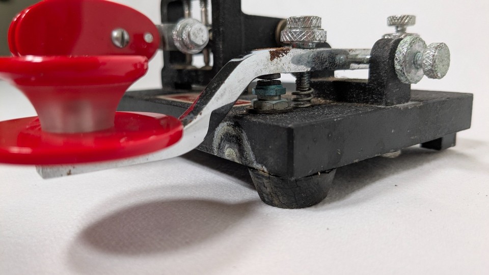 Brown Bros. Mach. Paddle Telegraph Key Model CTL | eBay