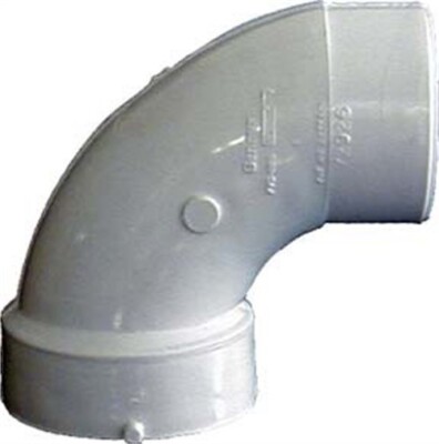 Charlotte Pipe PVC003021000 PVC Street Elbow 2 Hub x 2 Spigot Dia. in ...