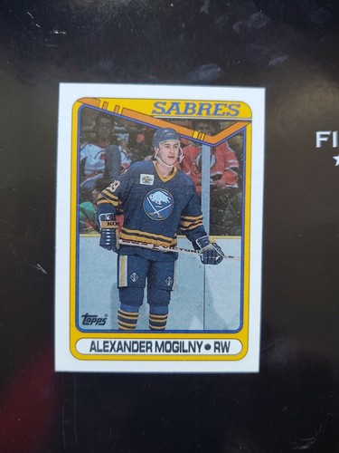 1990 Topps Rookie Card #42 Alexander Mogilny Buffalo Sabres | eBay