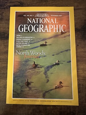Vintage November 1997 National Geographic Journal Magazine Paperback ...