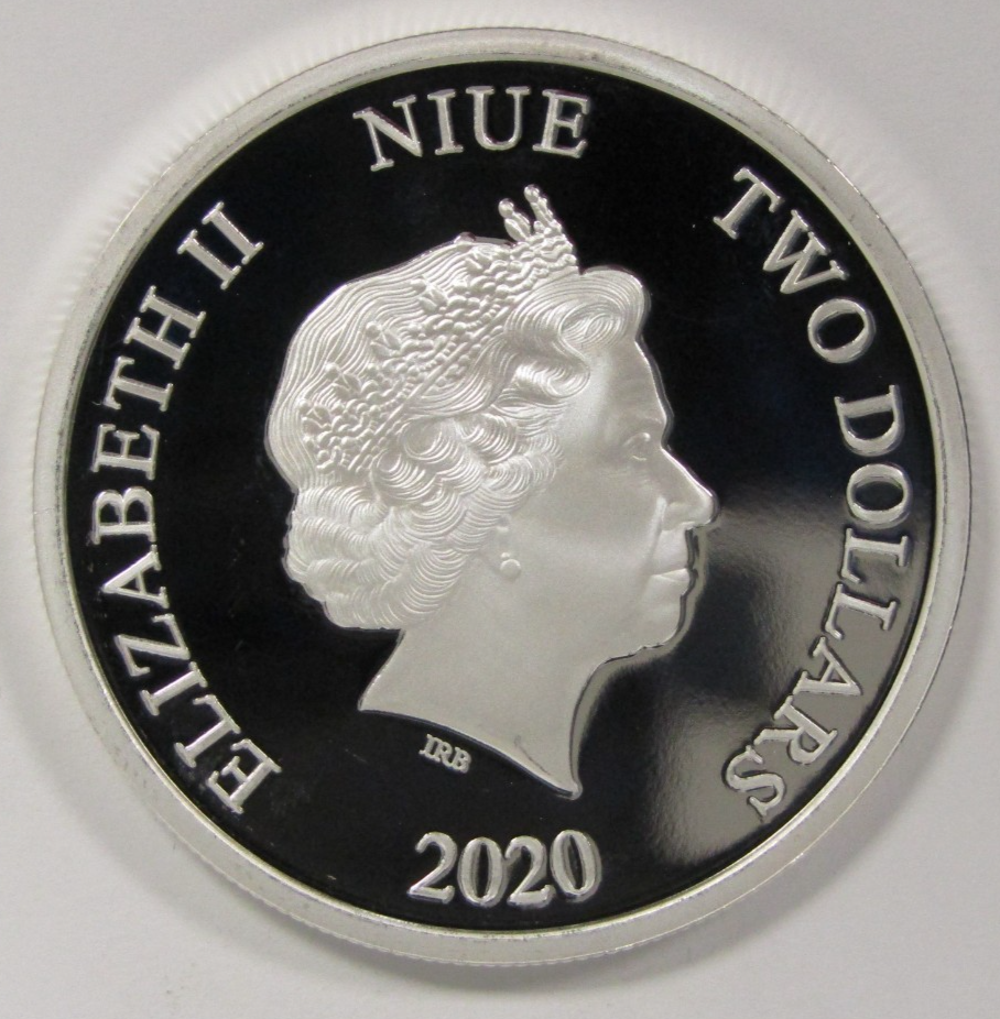 2020 1oz .999 Fine Silver Niue Colorized Year of The Mouse Minion Round ...