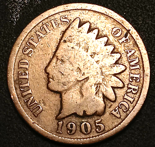 1905,1904,Native American Indian Head Penny RARE FULL DATE 2 coin LOT ...