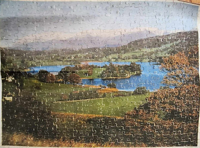 Old Vintage Wood PASTORAL FALL Wooden Jigsaw Puzzle Landscape 300 ...