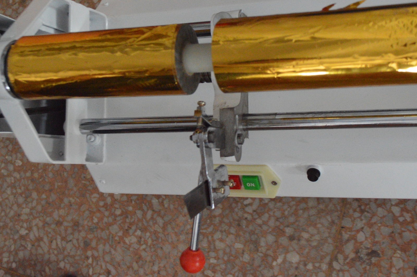 110V Electric Hot Foil Paper Cutter Paper Roll Slitter Stamping ...