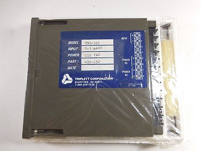 Triplett Corp Model TBD-101, Part No. 450-152, Input 0-1MADC, Power ...