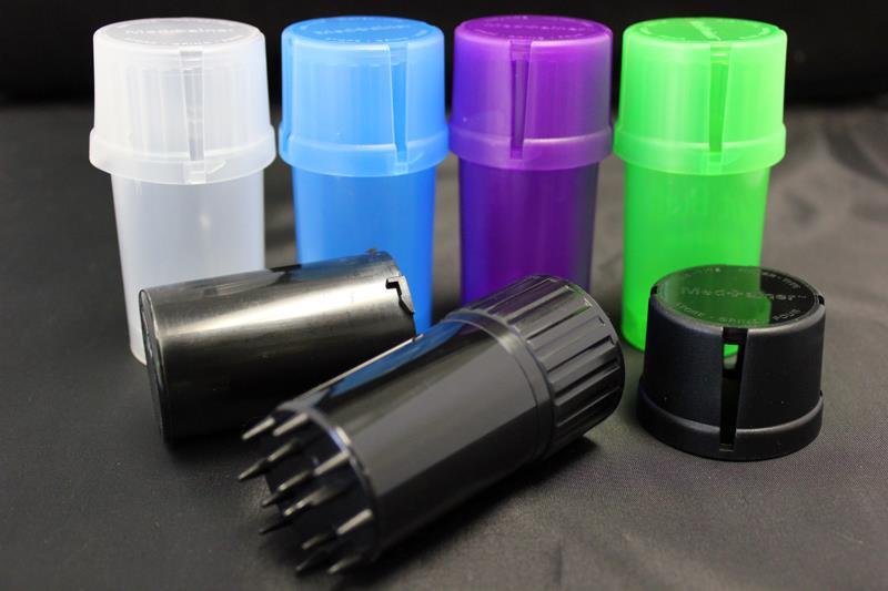 NEW 12CT MEDTAINER STORAGE CONTAINER W/ BUILT IN GRINDER SMELL PROOF ...