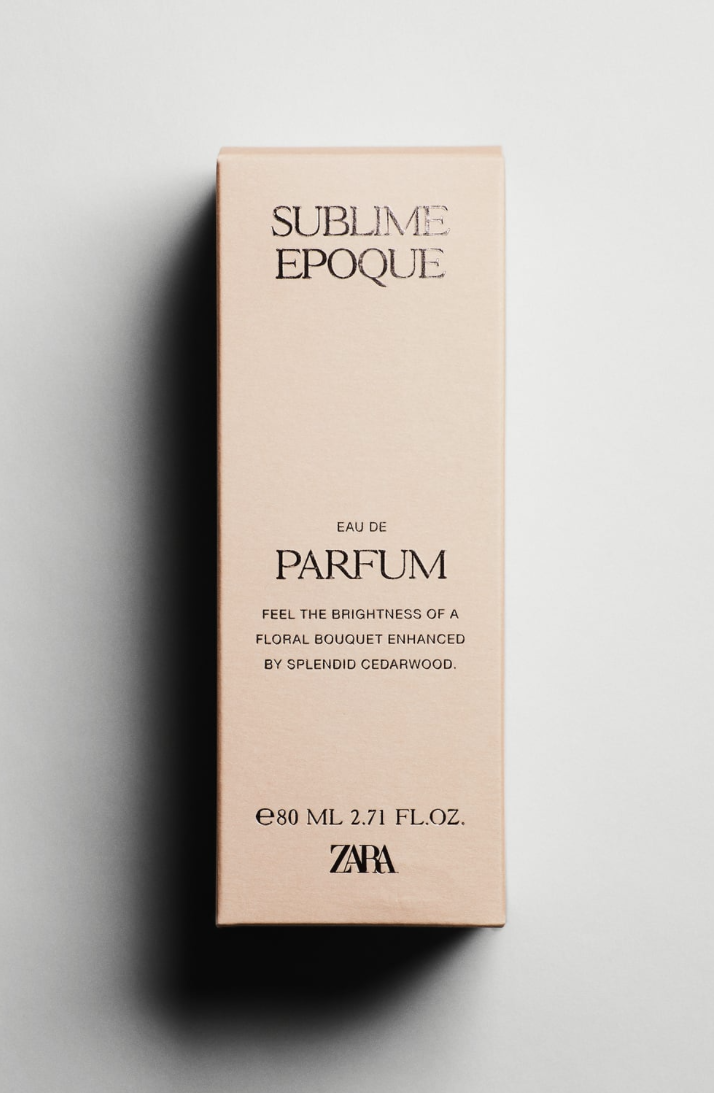 ZARA WOMEN SUBLIME EPOQUE EAU DE PARFUM EDP FRAGRANCE 80 ml New ...