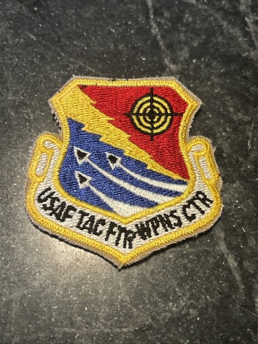 USAF US Air Force Tactical Fighter Weapons Center USAFWC Patch Nellis ...