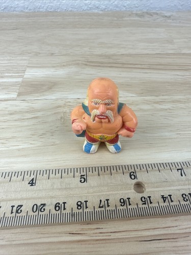 Hulk Hogan Figure Mini Got Beat Up Wrestler WWE WWF PVC Rubber 1.5 ...