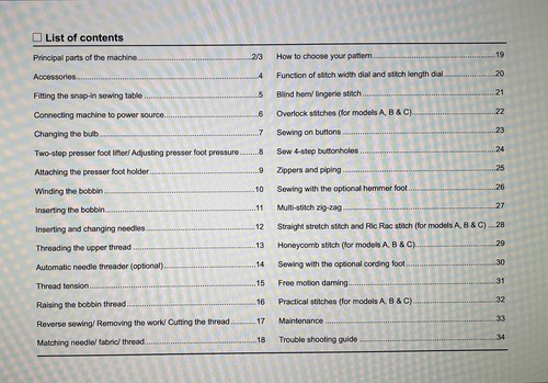 Large Deluxe-Edition Instructions Manual Singer 1120 Sewing Machine | eBay