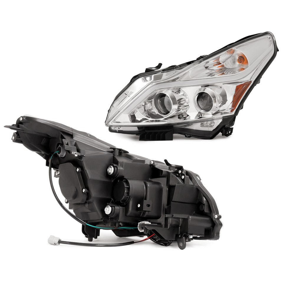 Clear LED Projector Headlights For Infiniti G25/G37/Q40 Sedan 4-Door ...