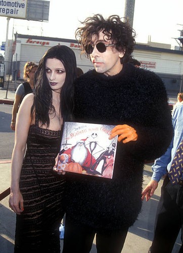 Lisa Marie and Tim Burton during Tim Burton's "The Nightmare Bef .. Old ...