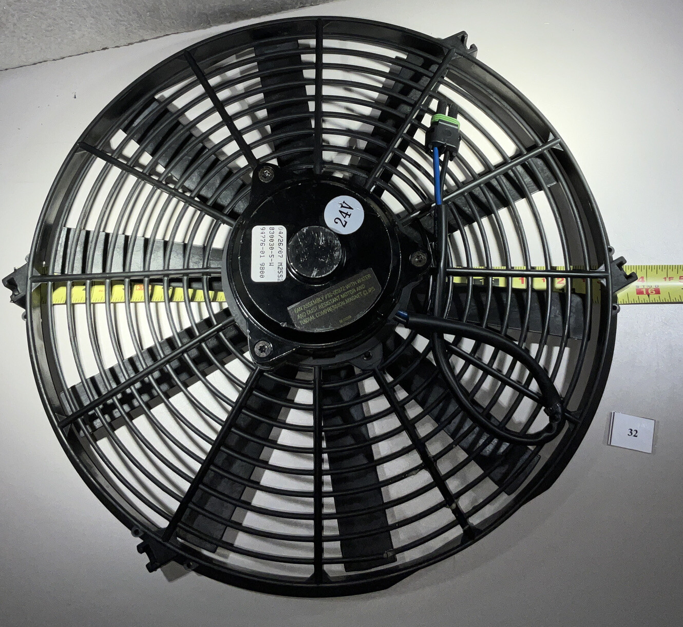 HMMWV Mod 32-00371 MRAP FAN 32-00372 24V/ HUMMER New (Slightly Damaged ...