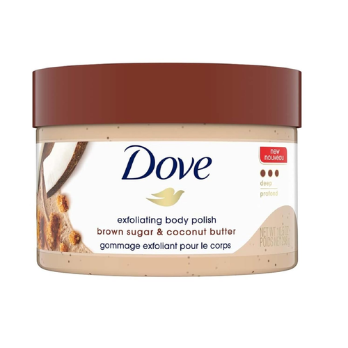 Dove Scrub Brown Sugar & Coconut Butter For Silky Smooth Skin Body ...