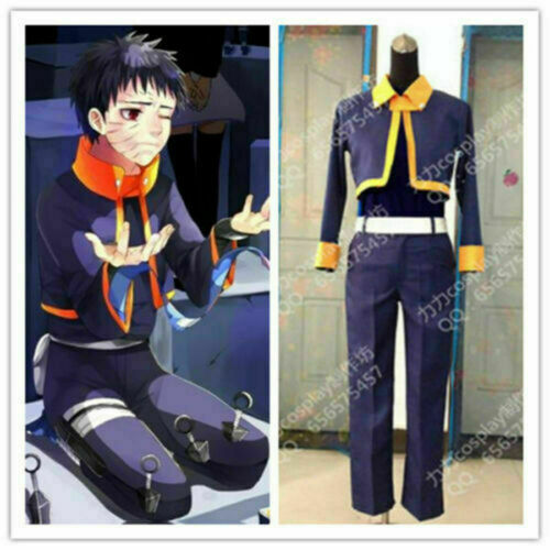 Anime Obito Uchiha young Uniform Cosplay Costume | eBay