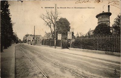 CPA Enghien - La Grande Rue et l'Etablissement Thermal (290752) | eBay