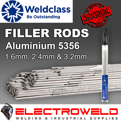 WELDCLASS Tig Aluminum 5356 Filler Rod 1.6mm 2.4mm 3.2mm Welding ...