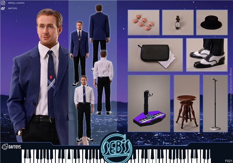 DAFTOYS 1/6 F021 La La Land Ryan Gosling Standard Ver Action Figure Toy ...