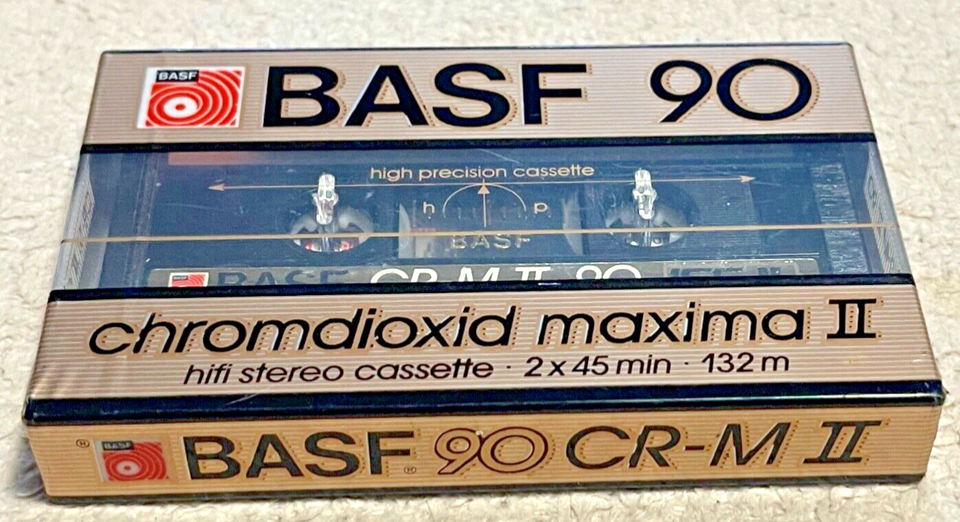 BASF 90 chromdioxid maxima II 90min - Audio Cassette, Kassette - Neu in ...